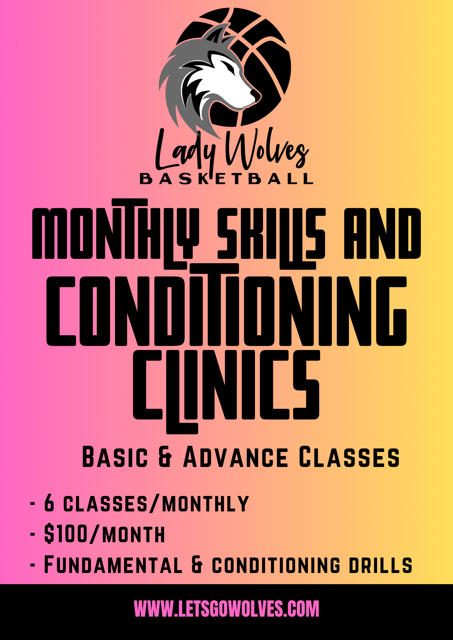 Current Pricing - SD Lady Wolves - Lets Go Wolves!